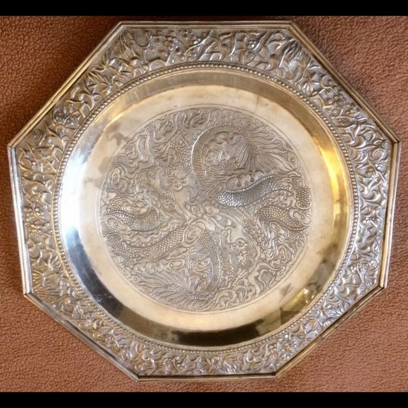 Antique Chinese Silver | Accents | Antique Chinese Octagonal Silver ...